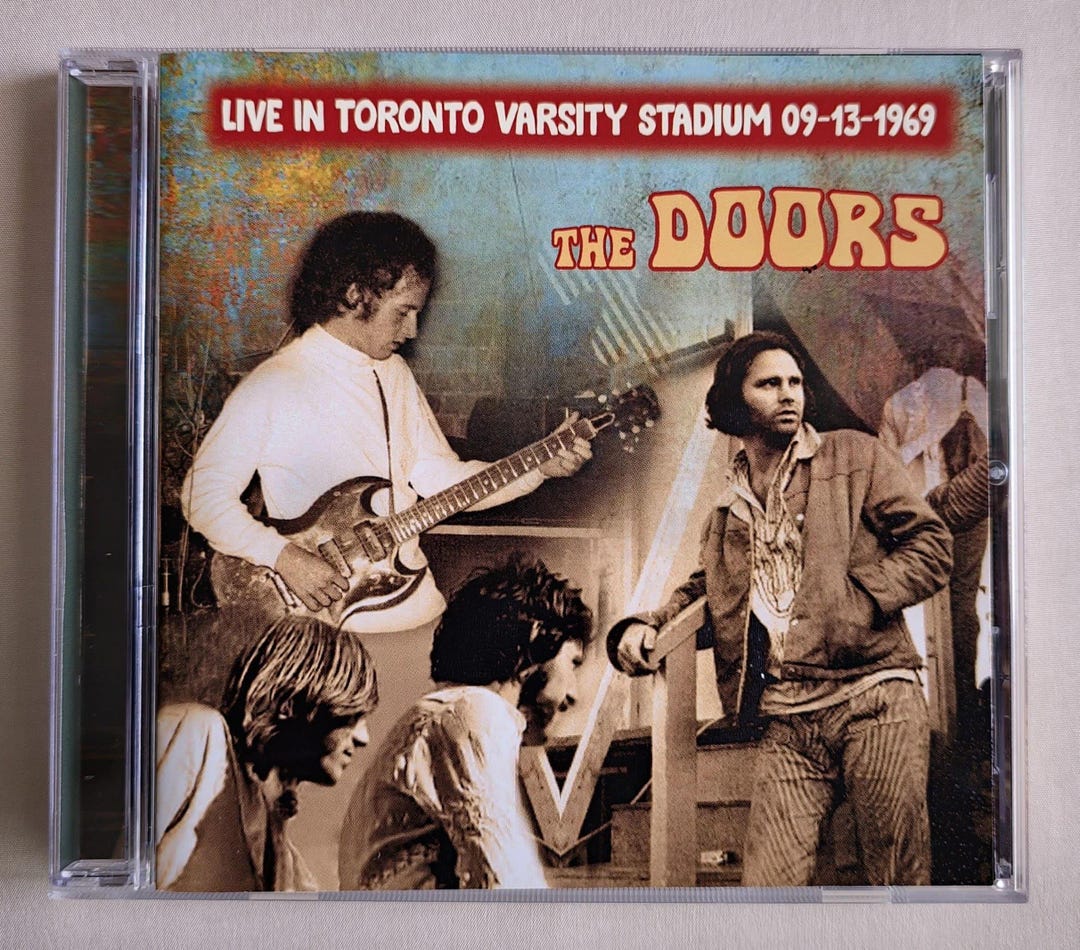 The Doors - Live in Toronto Varsity Stadium 09-13-1969 CD - Etsy