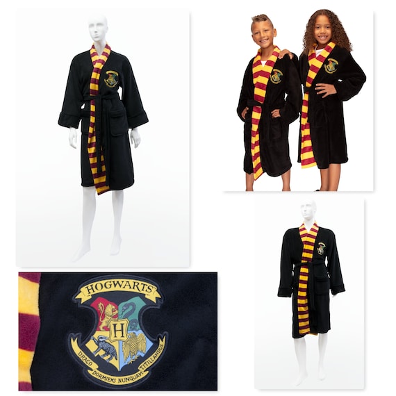 Harry Potter Hogwarts Bathrobe Ladies and Kids Size Non Hooded - Etsy