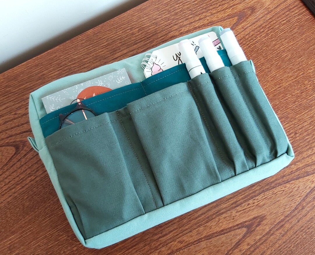 Utility Pouch, A5 Organizer Bag, Multi-pocket Pouch, Lightweight Travel ...