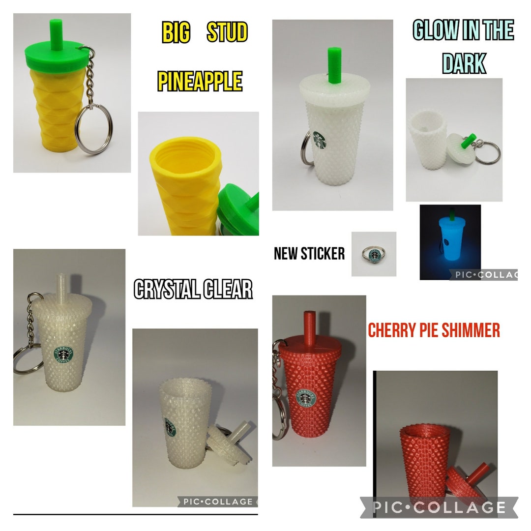 Starbucks Studded Keychain/containers - Etsy