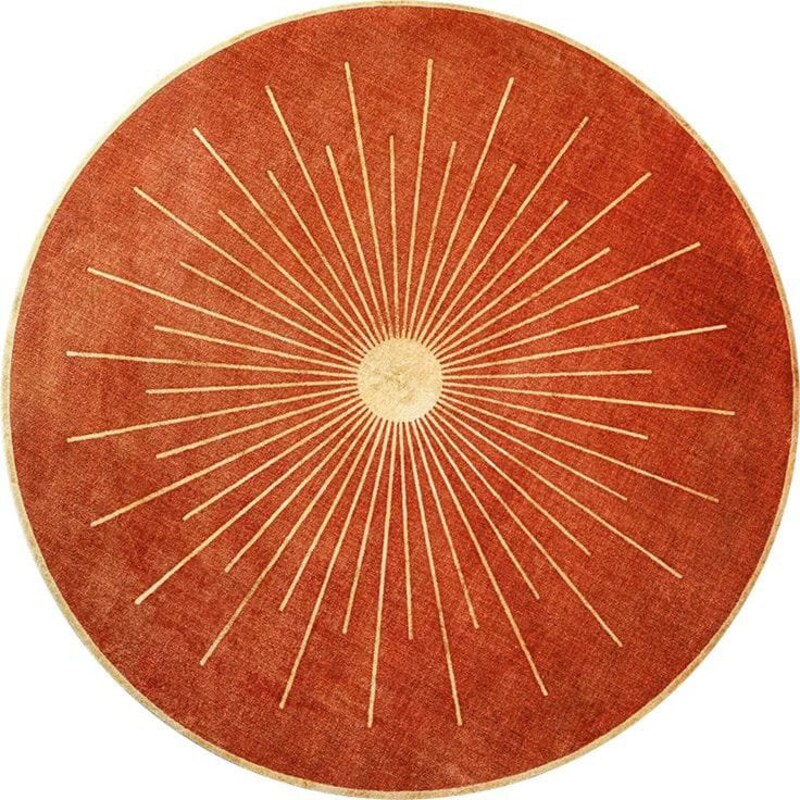 Round Sun Rug 8 - Etsy
