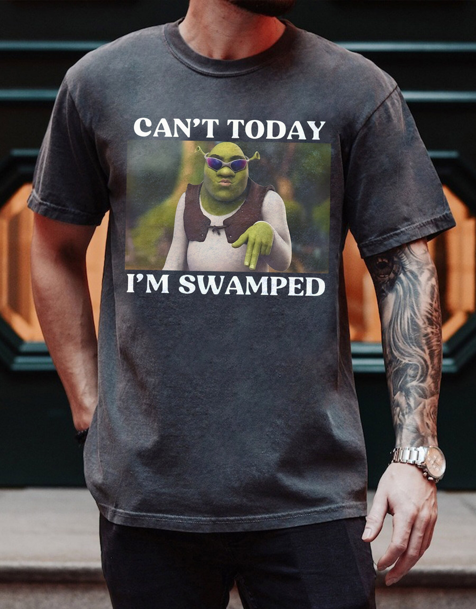 Can't Today I'm Swamped T-shirt, Shrek and Fiona Shirt, Funny Shrek ...