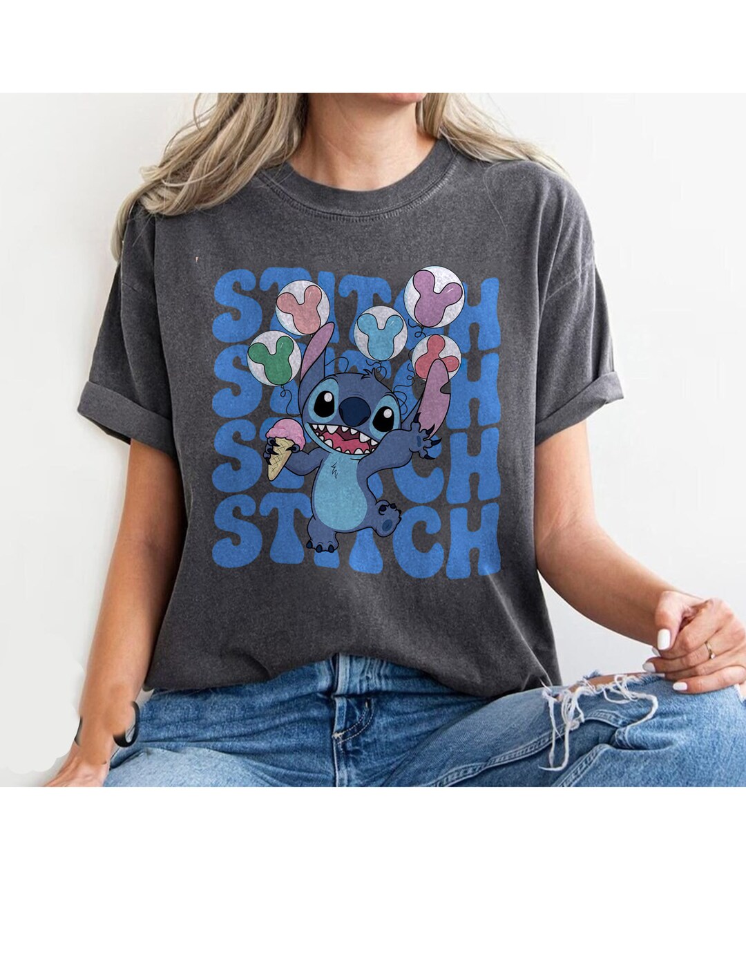 Disney Stitch Comfort Colors Shirt, Stitch Shirt, Cute Stitch Shirt ...