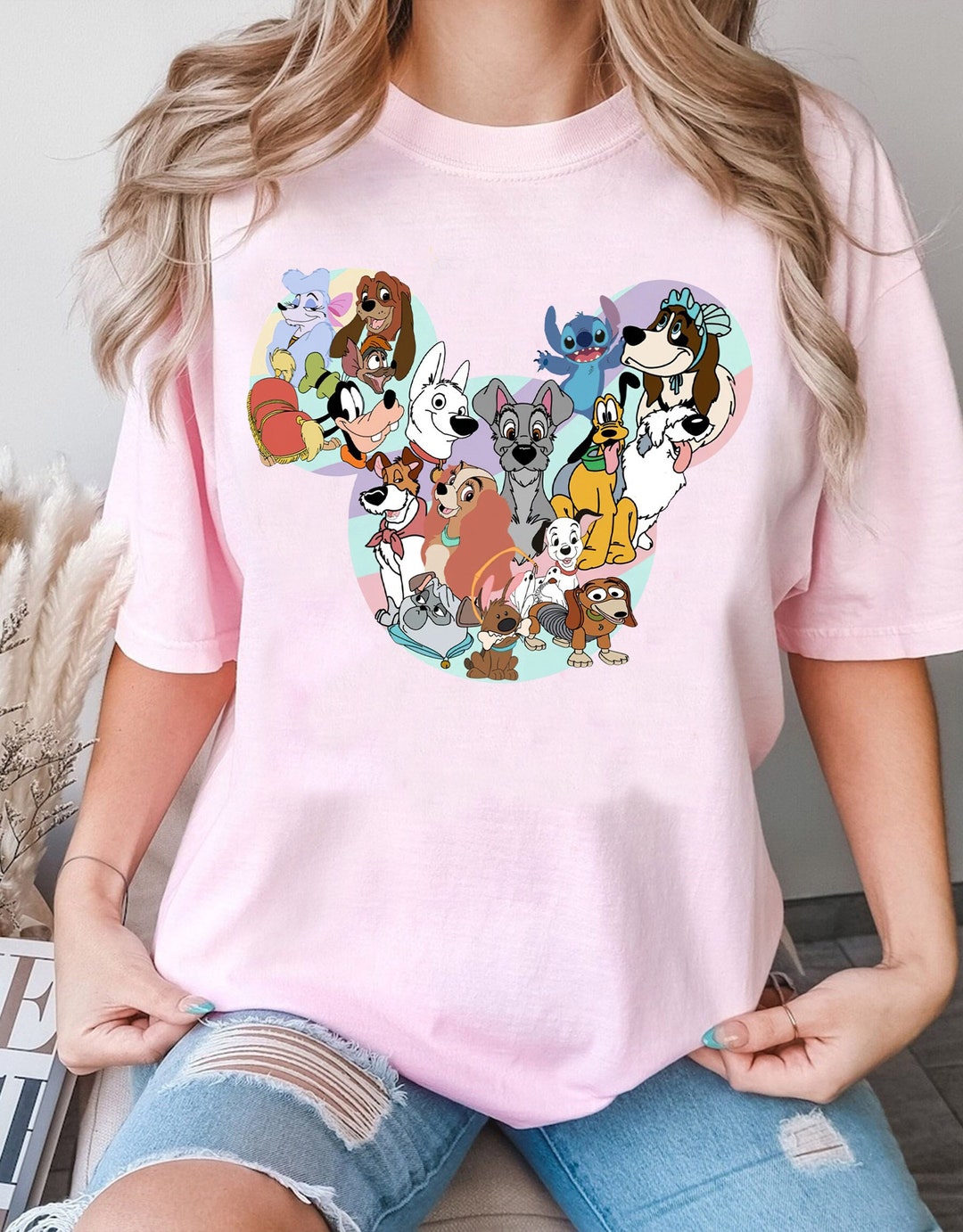 Disney Dogs Shirt, Disney Cats Shirt, Dog Lover Shirt, Custom Disney ...