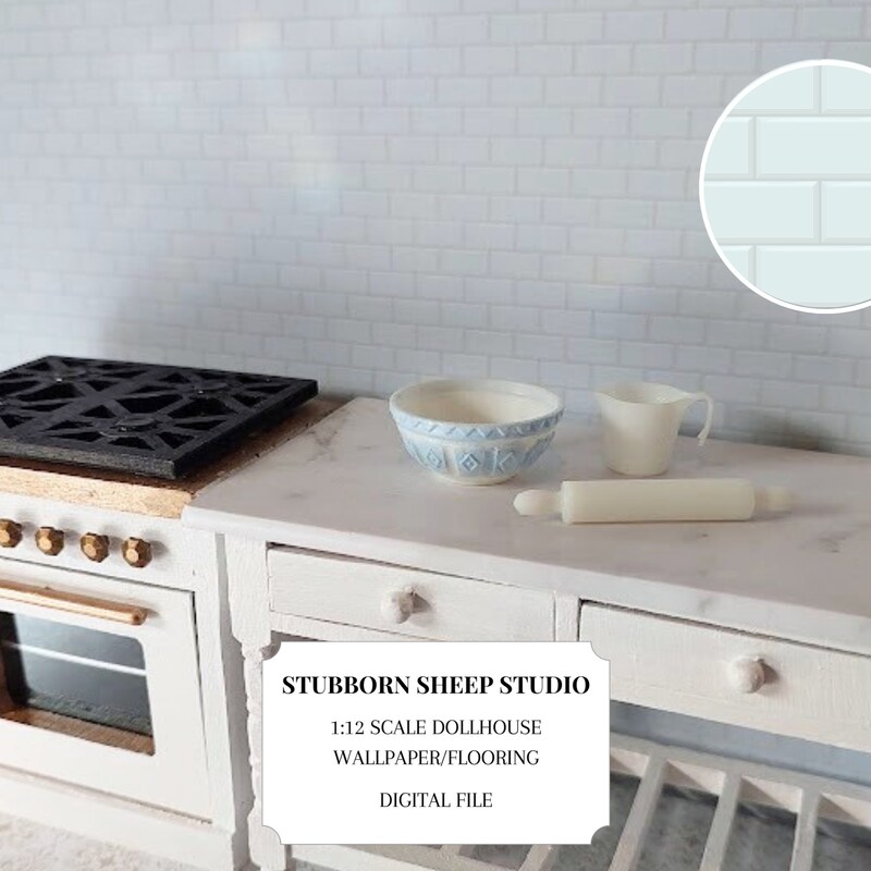 Subway Tile Wallpaper - Etsy