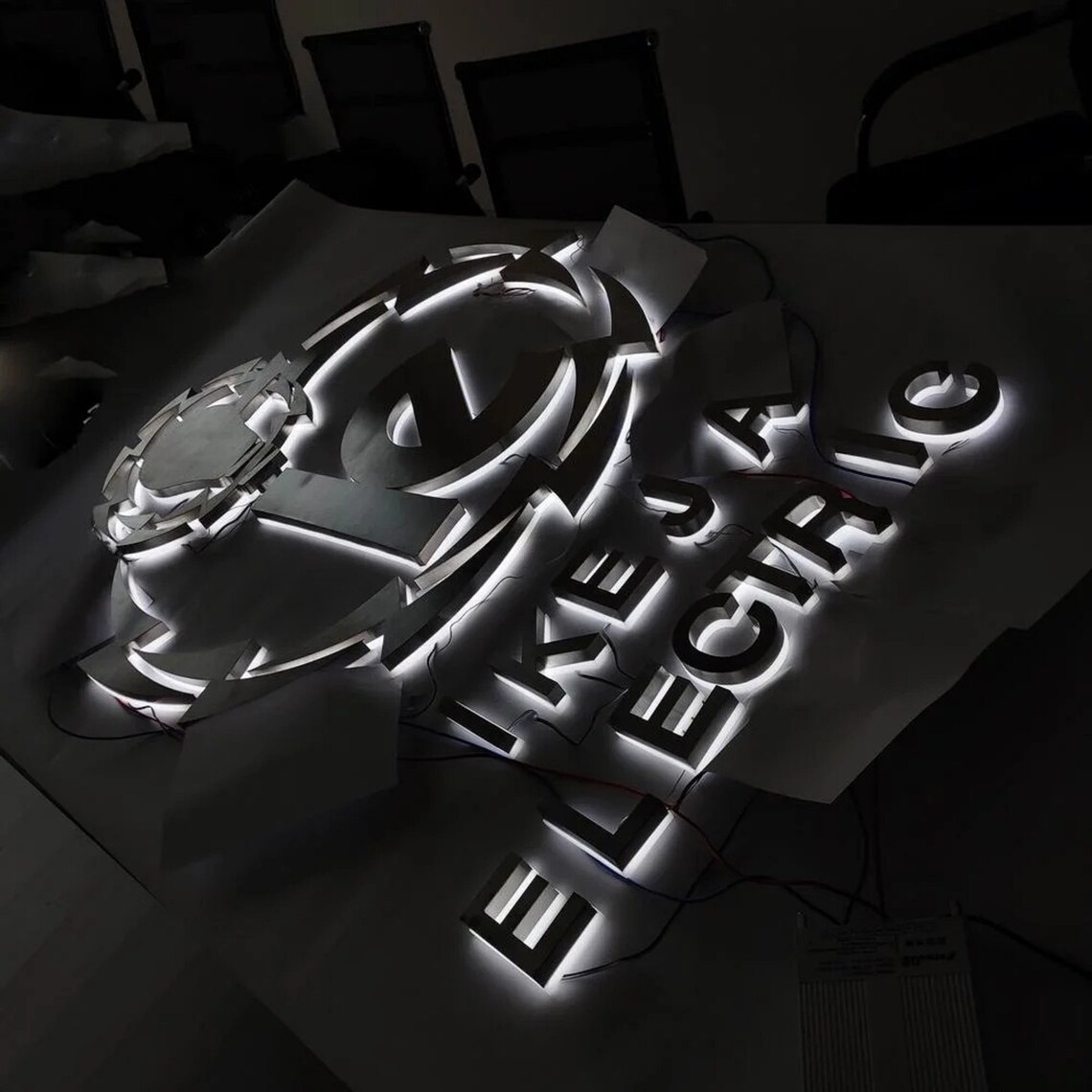 Led Backlit Signage, Custom Led Logo Sign, 3D Design Custom Logo Sign ...