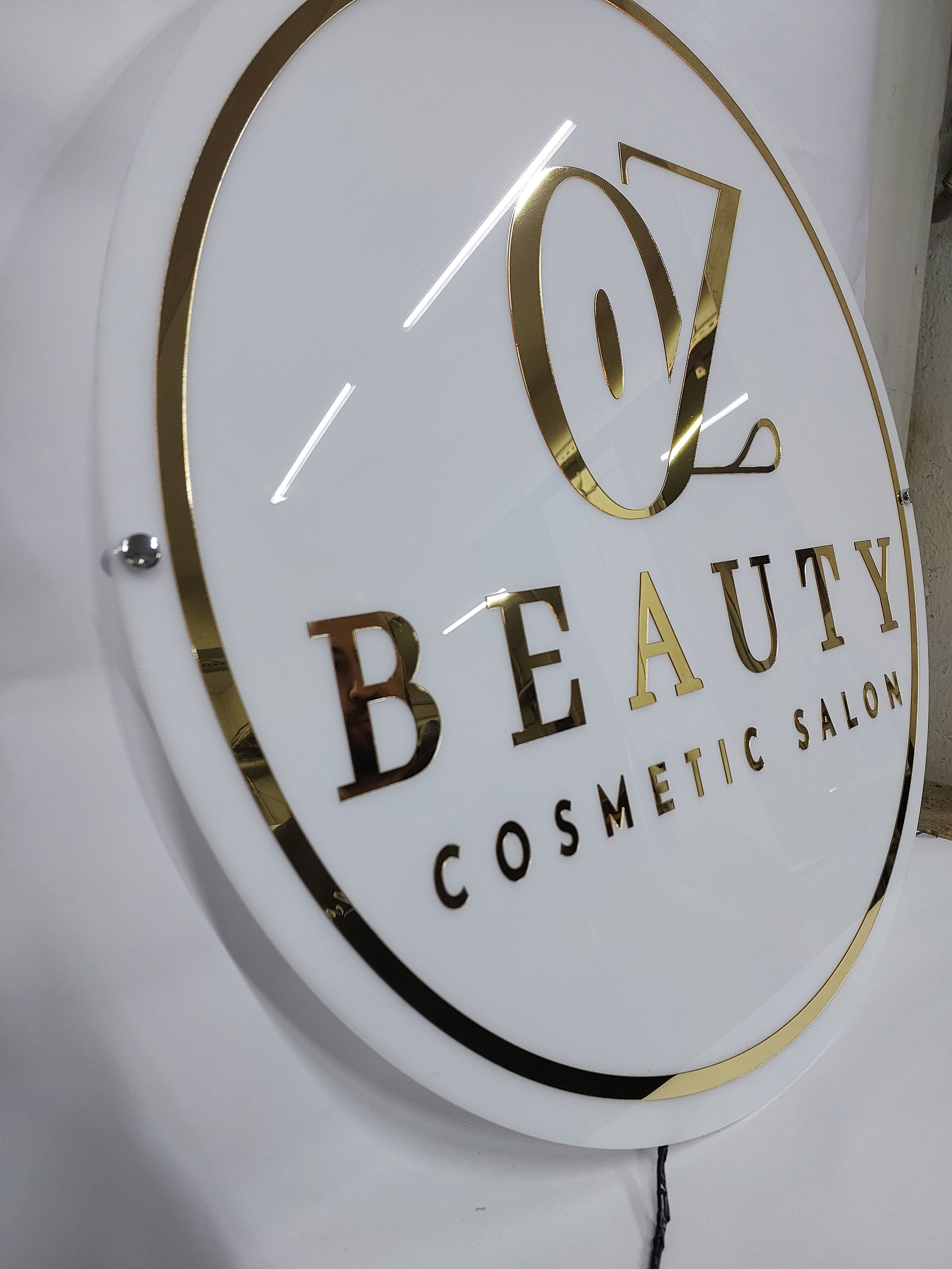 Custom Acrylic Neon Led Round Sign Square Sign Rectangle Sign, Circle ...