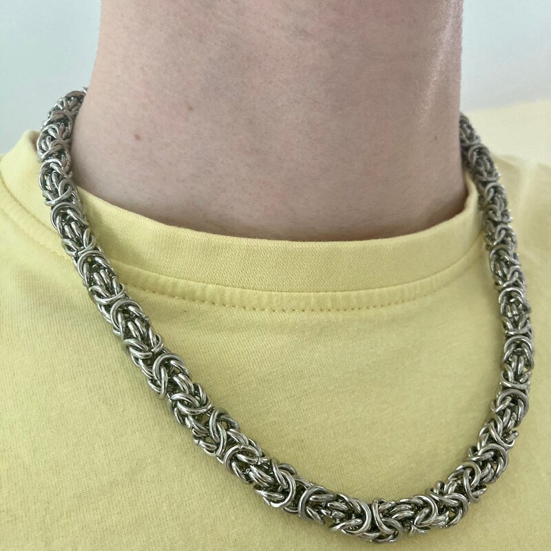 Mesh Chain Necklace - Etsy