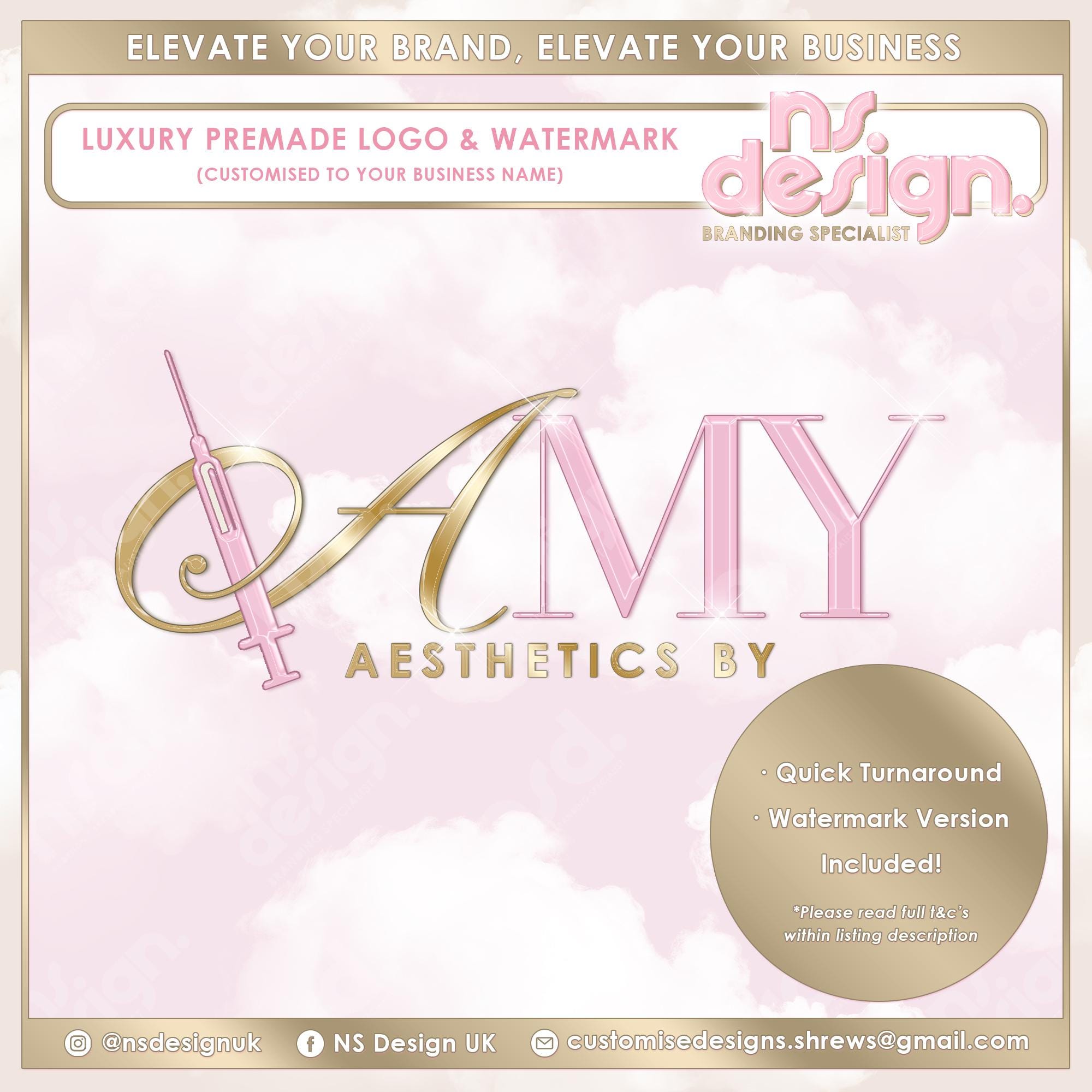 Beauty Industry Logo Design, Premade Logo Design, Beauty Branding ...