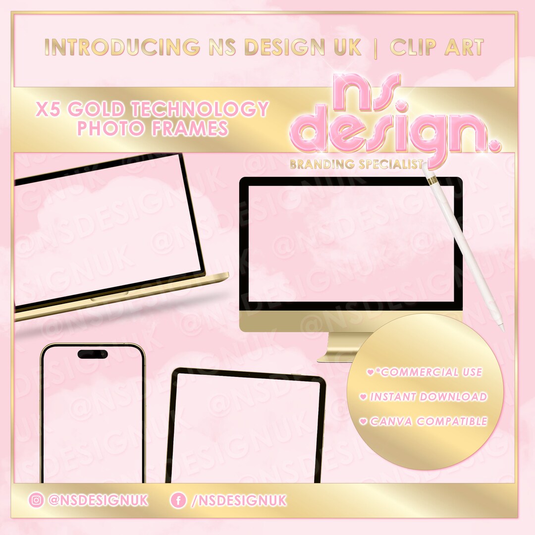 X5 Gold Technology Photo Frames, Ipad, Iphone, Imac, Macbook, Apple ...