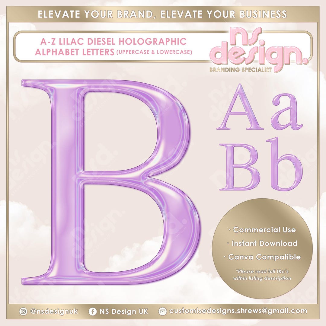 A-Z 3D Diesel Holographic Letters, Holographic Alphabet, PNG Letters ...