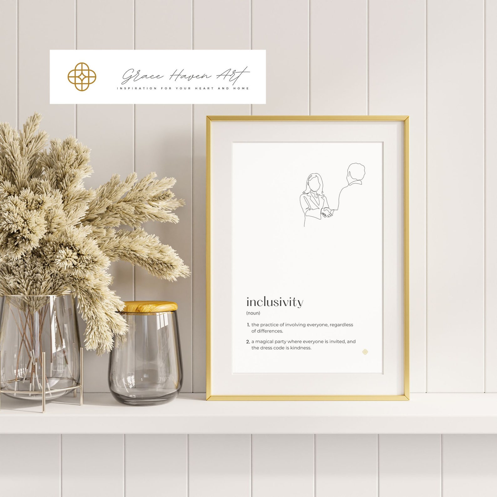 Step Into the World of Inclusivity With This Definition Artwork Digital ...