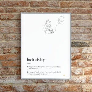 Step Into the World of Inclusivity With This Definition Artwork Digital ...