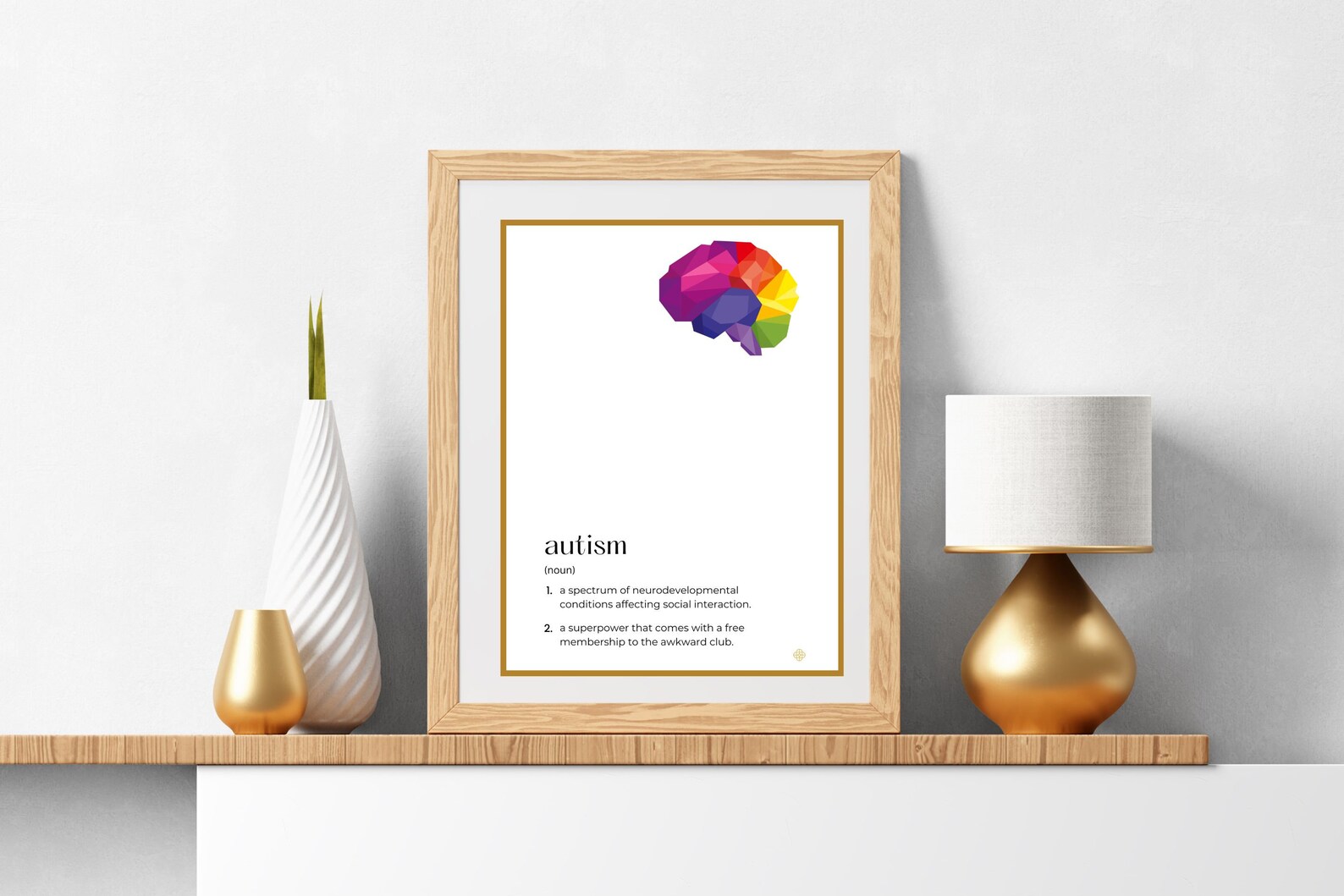 Autism Definition Art for Therapist Office, Neurodiverse Alternate ...