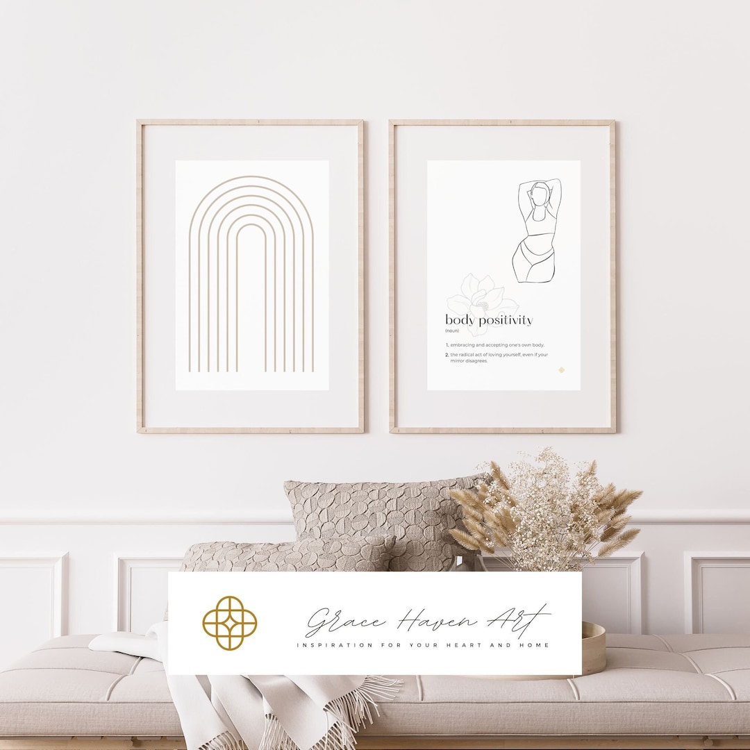 Body Positivity Definition Artwork - Empowering Women With a Powerful ...