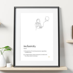 Step Into the World of Inclusivity With This Definition Artwork Digital ...