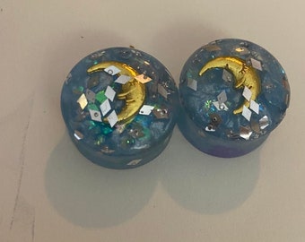 Half Moon Plugs - Etsy