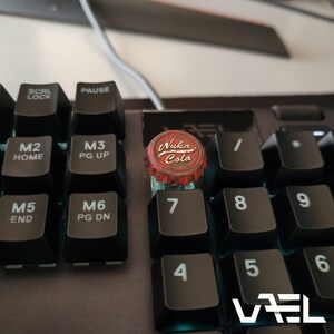 Nuk.a Cola Keycap, Fa.llou.t Artisan Key Cap, High Quality Video Game ...