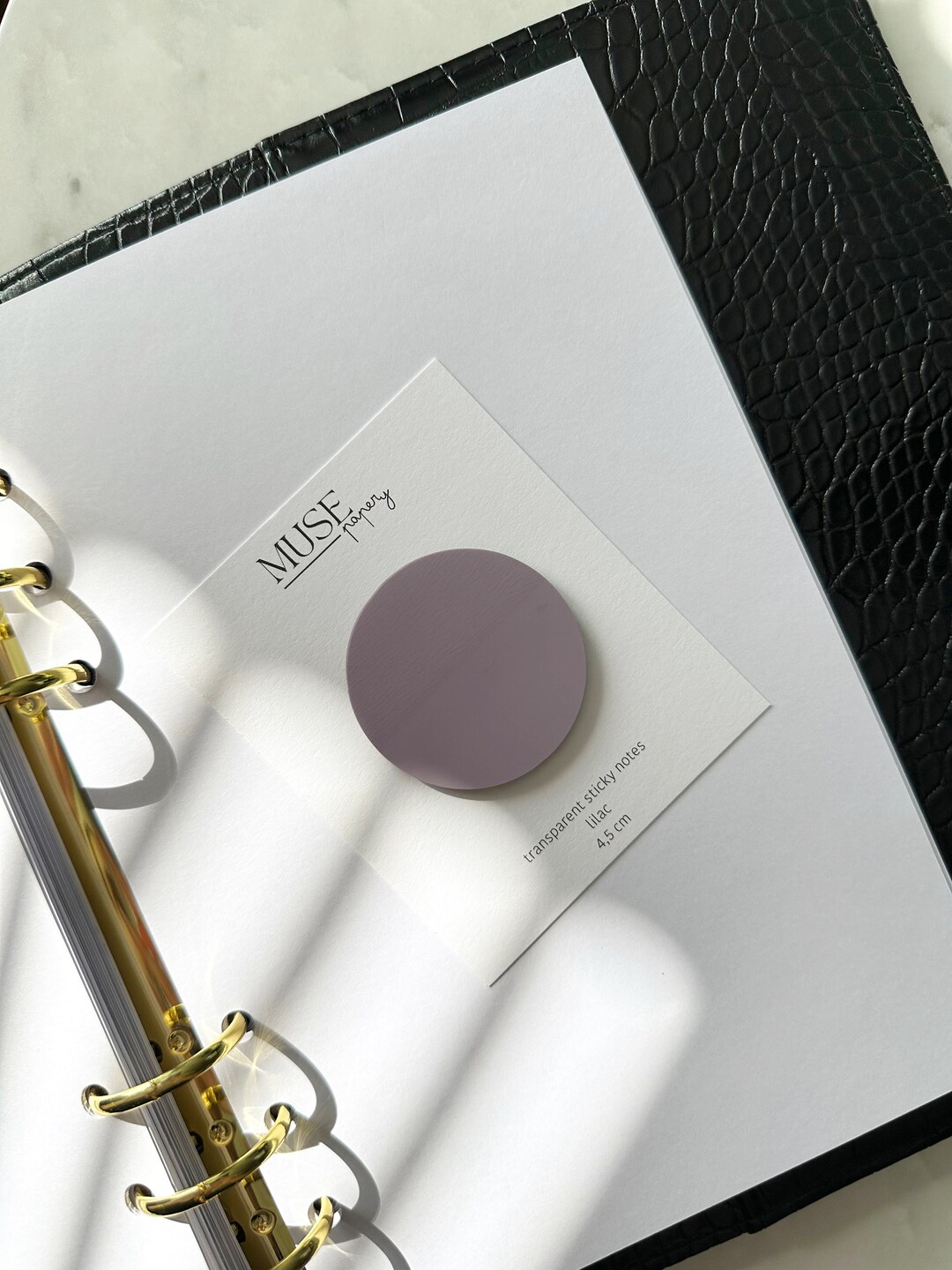 Transparent Sticky Notes in LILAC - Etsy