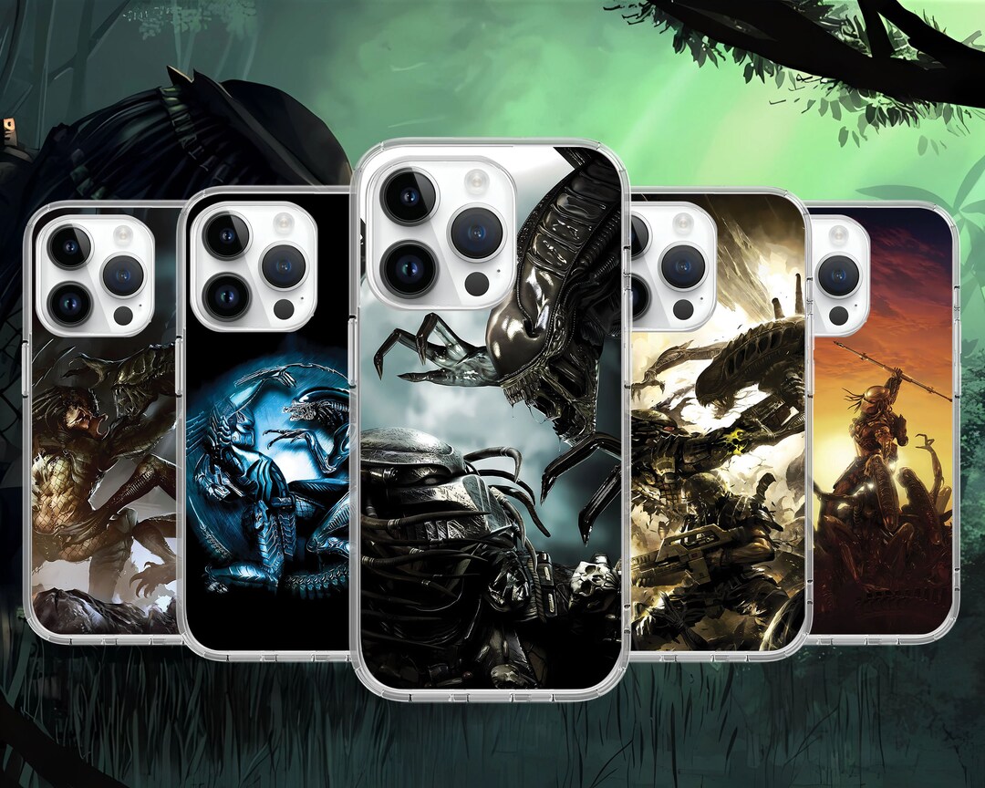 Predator V Alien Movie Phone Case for iPhone 15 14 Pro Max 13 12 11 ...