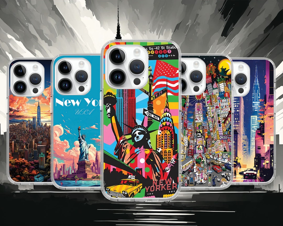 New York City NYC Travel Phone Case for iPhone Air 17 16 15 14 Pro Max ...