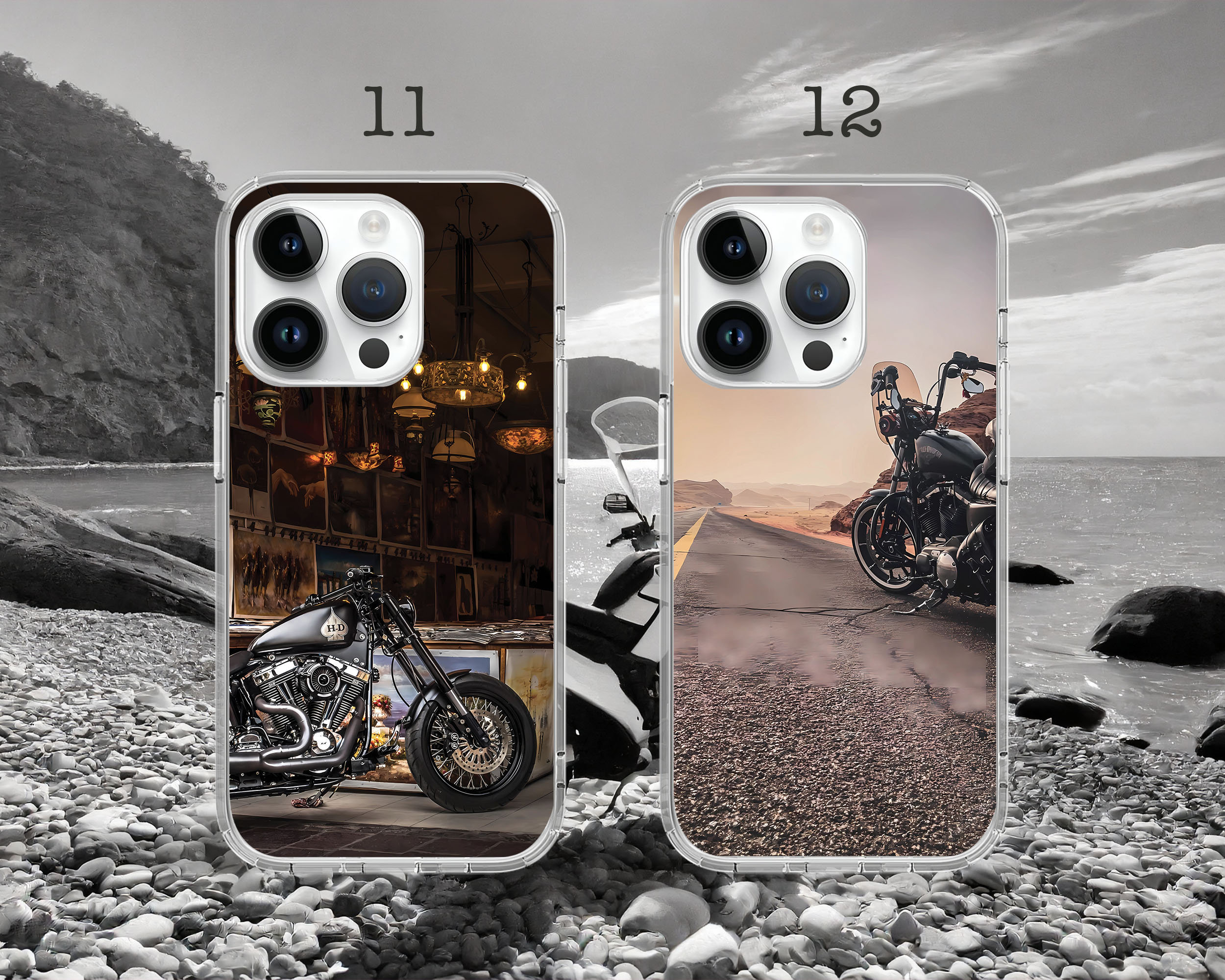 Motorcycle Biker Rider Phone Case for iPhone 15 14 Pro Max 13 12 11 8 ...