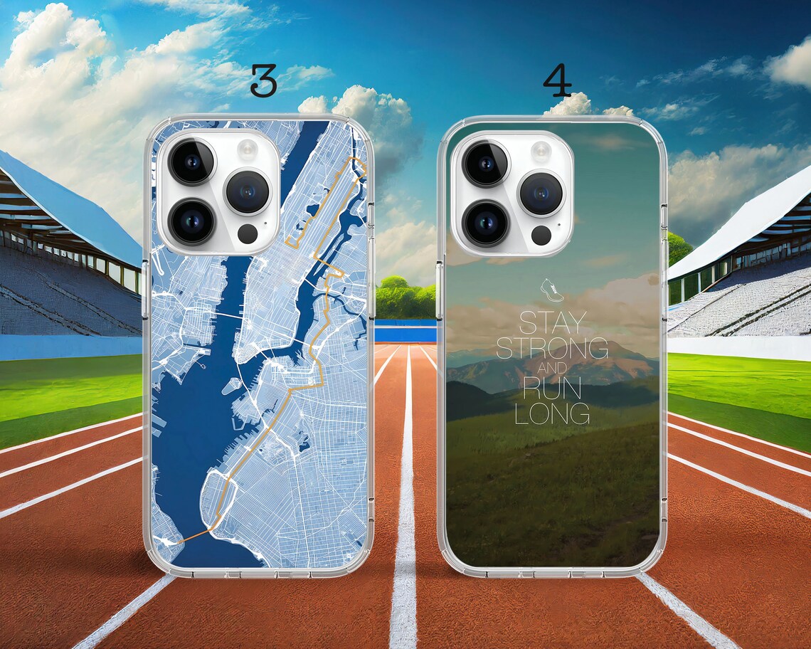 Running Marathon Athletics Sports Phone Case for iPhone Air 17 16 15 14 ...