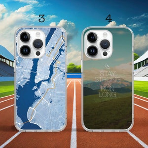 Running Marathon Athletics Sports Phone Case for iPhone Air 17 16 15 14 ...