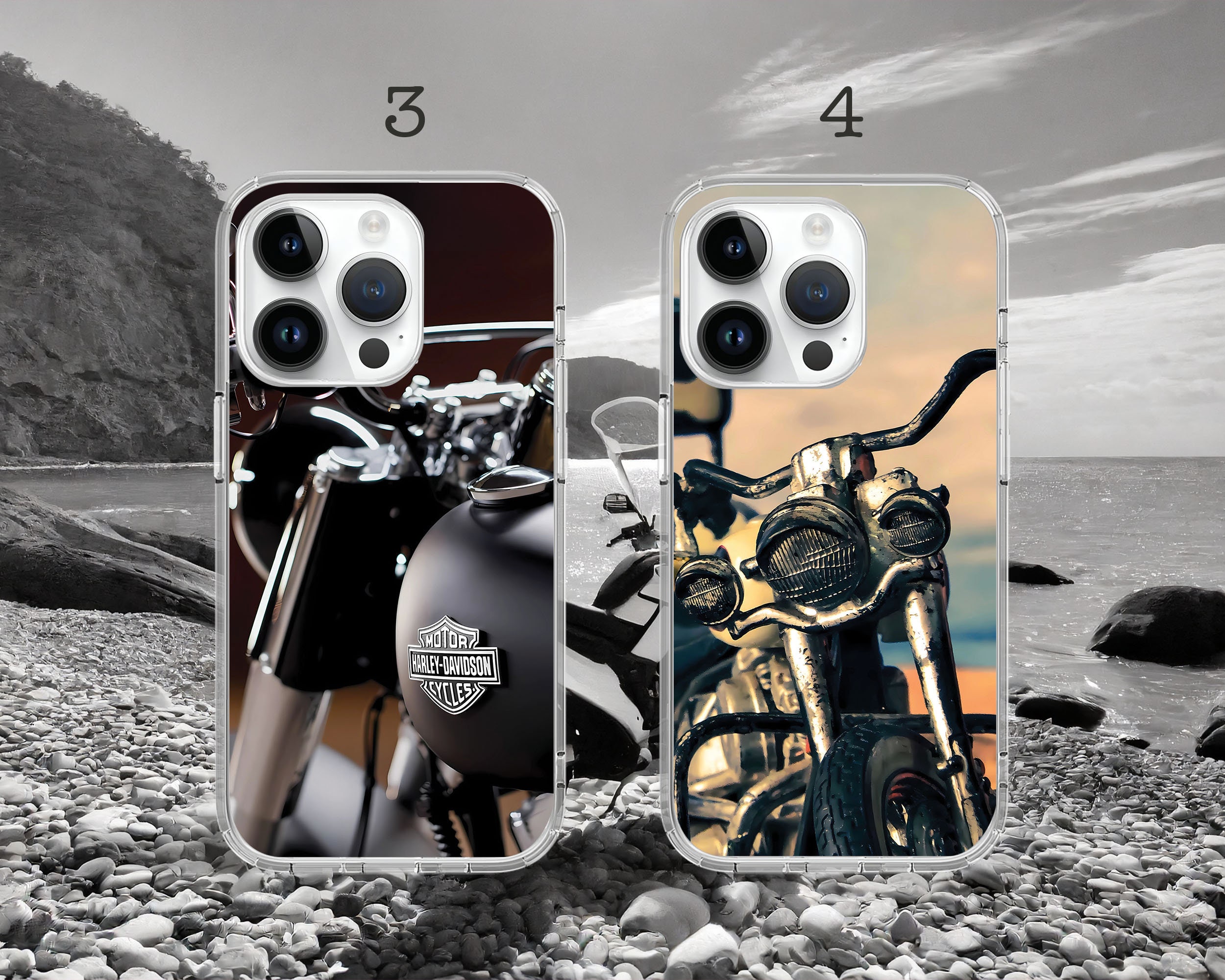 Motorcycle Biker Rider Phone Case for iPhone 15 14 Pro Max 13 12 11 8 ...