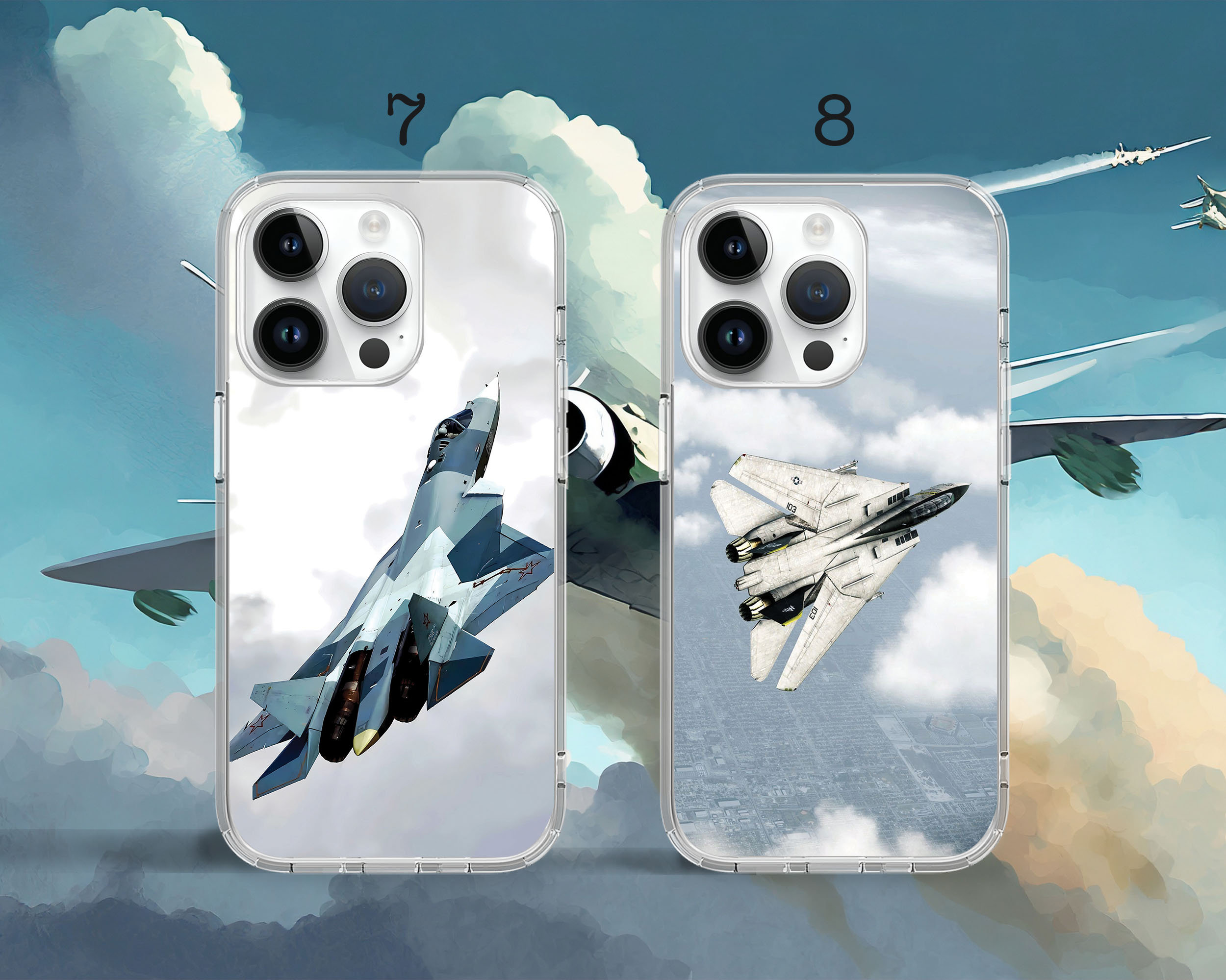 Aviation Plane Military Aircraft Air Force F/A-1F16 F14 F22 Phone Case ...