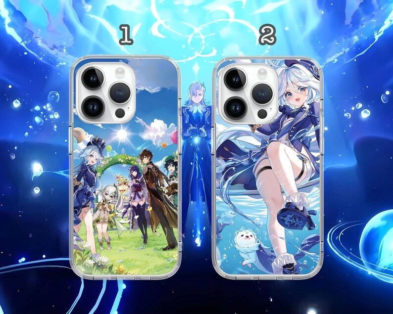 Genshin Impact Furina Nahida Phone Case for iPhone Air 17 16 15 14 Pro ...