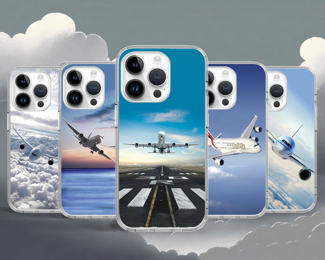 Aviation Plane Civil Aircraft Phone Case for iPhone Air 17 16 15 14 Pro ...