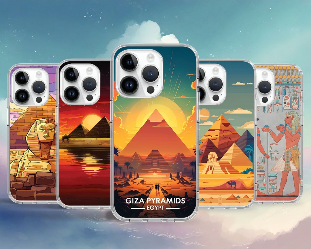 Giza Pyramids Egypt Travel Phone Case for iPhone Air 17 16 15 14 Pro ...