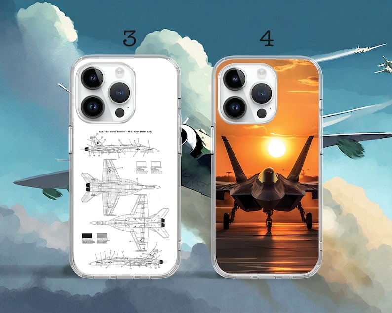 Aviation Plane Military Aircraft Air Force F/A-1F16 F14 F22 Phone Case ...