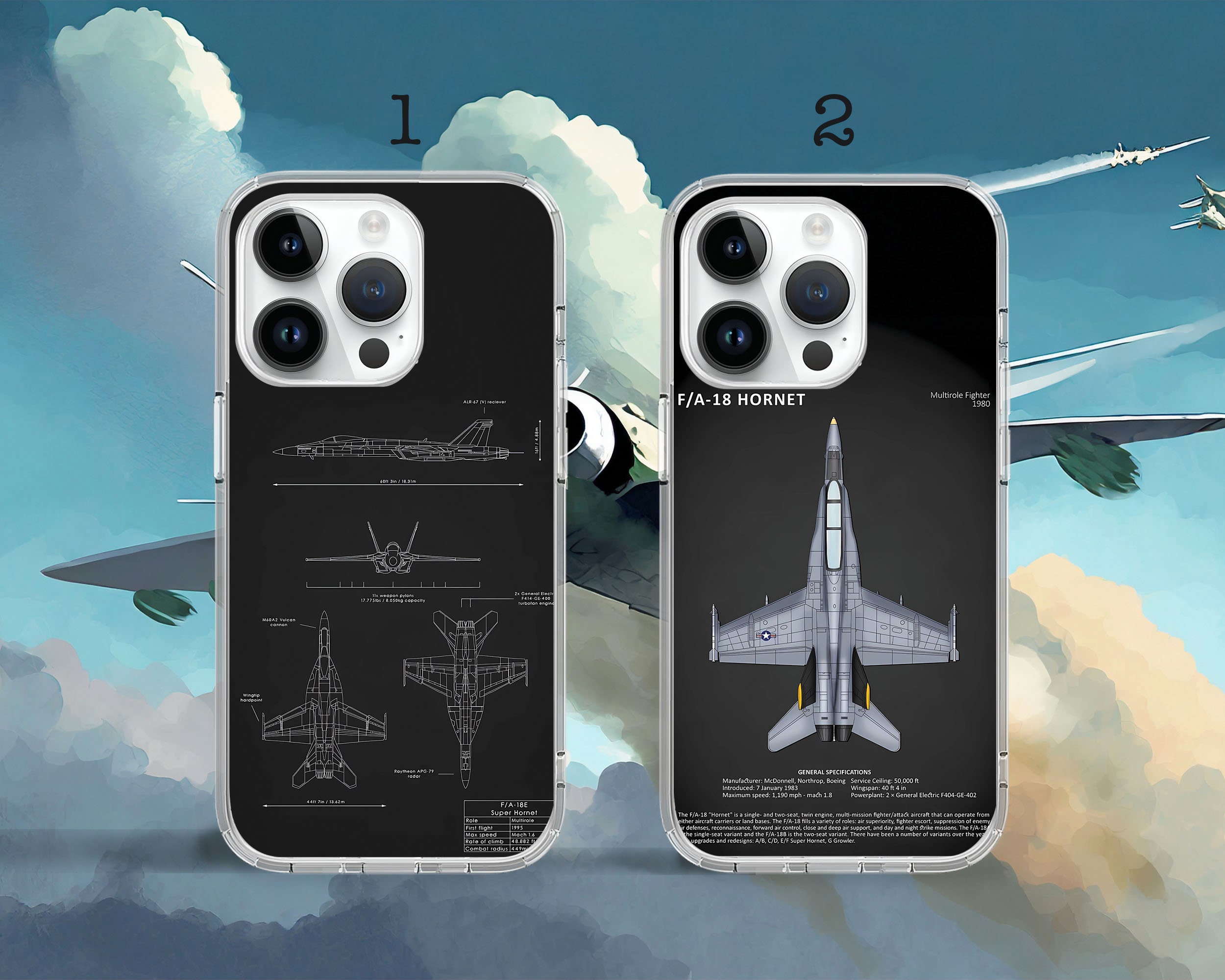 Aviation Plane Military Aircraft Air Force F/A-1F16 F14 F22 Phone Case ...