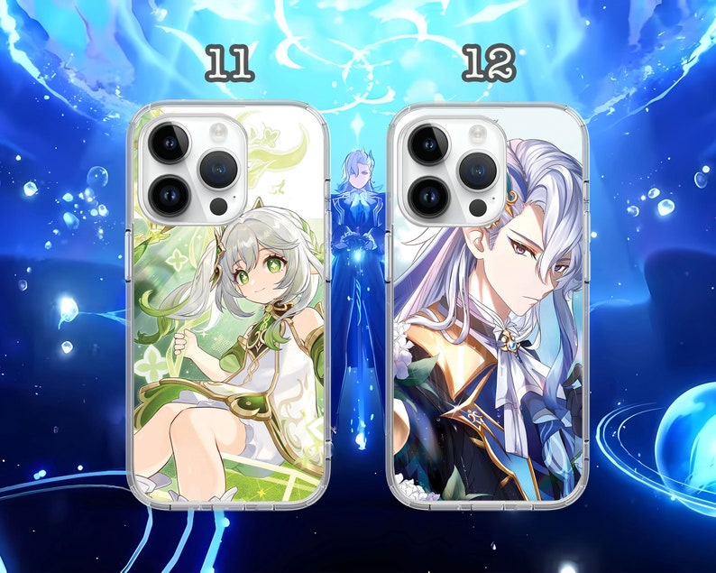 Genshin Impact Furina Nahida Phone Case for iPhone Air 17 16 15 14 Pro ...