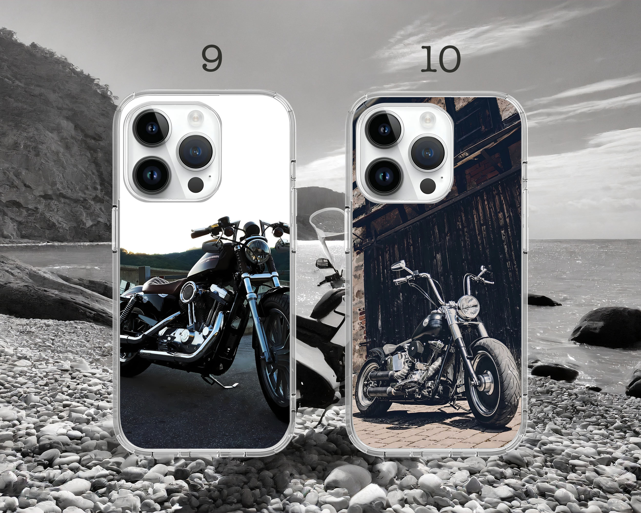 Motorcycle Biker Rider Phone Case for iPhone 15 14 Pro Max 13 12 11 8 ...