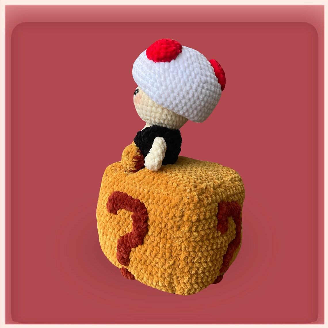 Loyal Friend Toad From Mario Bros Amigurumi Crochet Plushie Pattern - Etsy