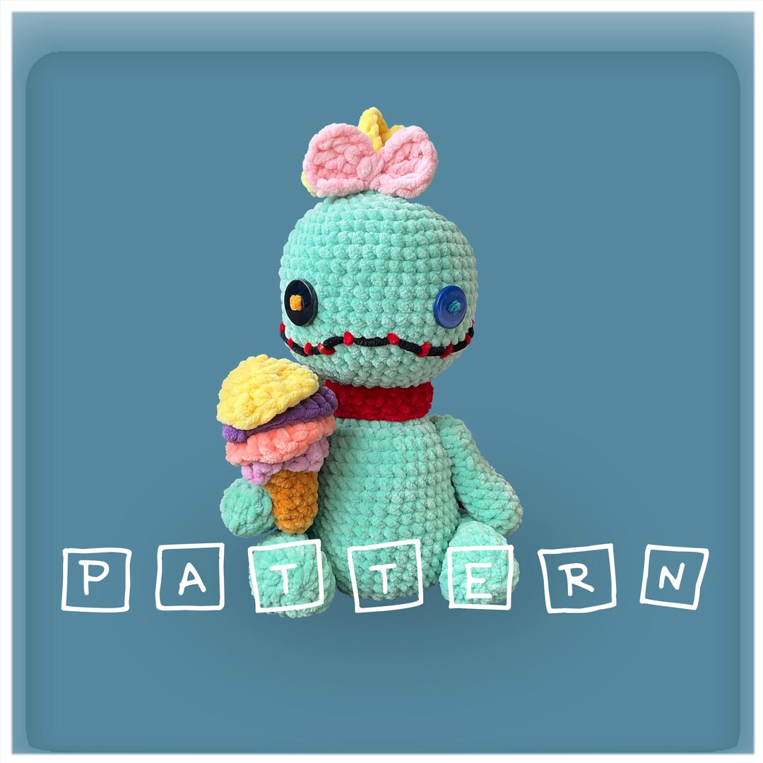 Scrump From Lilo and Stitch Amigurumi Crochet Plushie Pattern - Etsy