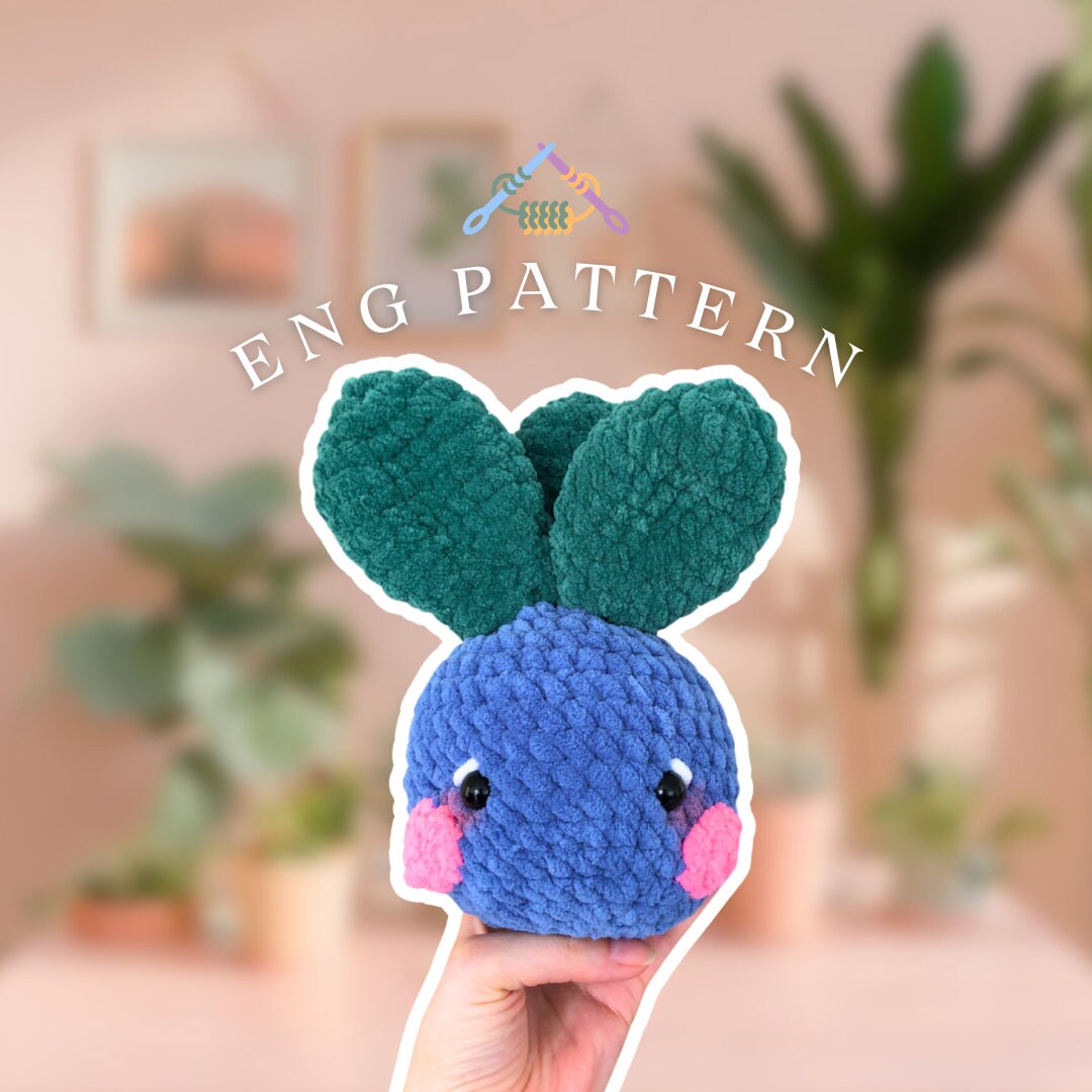 Oddish Pokemon Amigurumi Crochet Plushie Pattern - Etsy