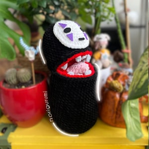 No Face Spirited Away Amigurumi Crochet Plushie Pattern - Etsy