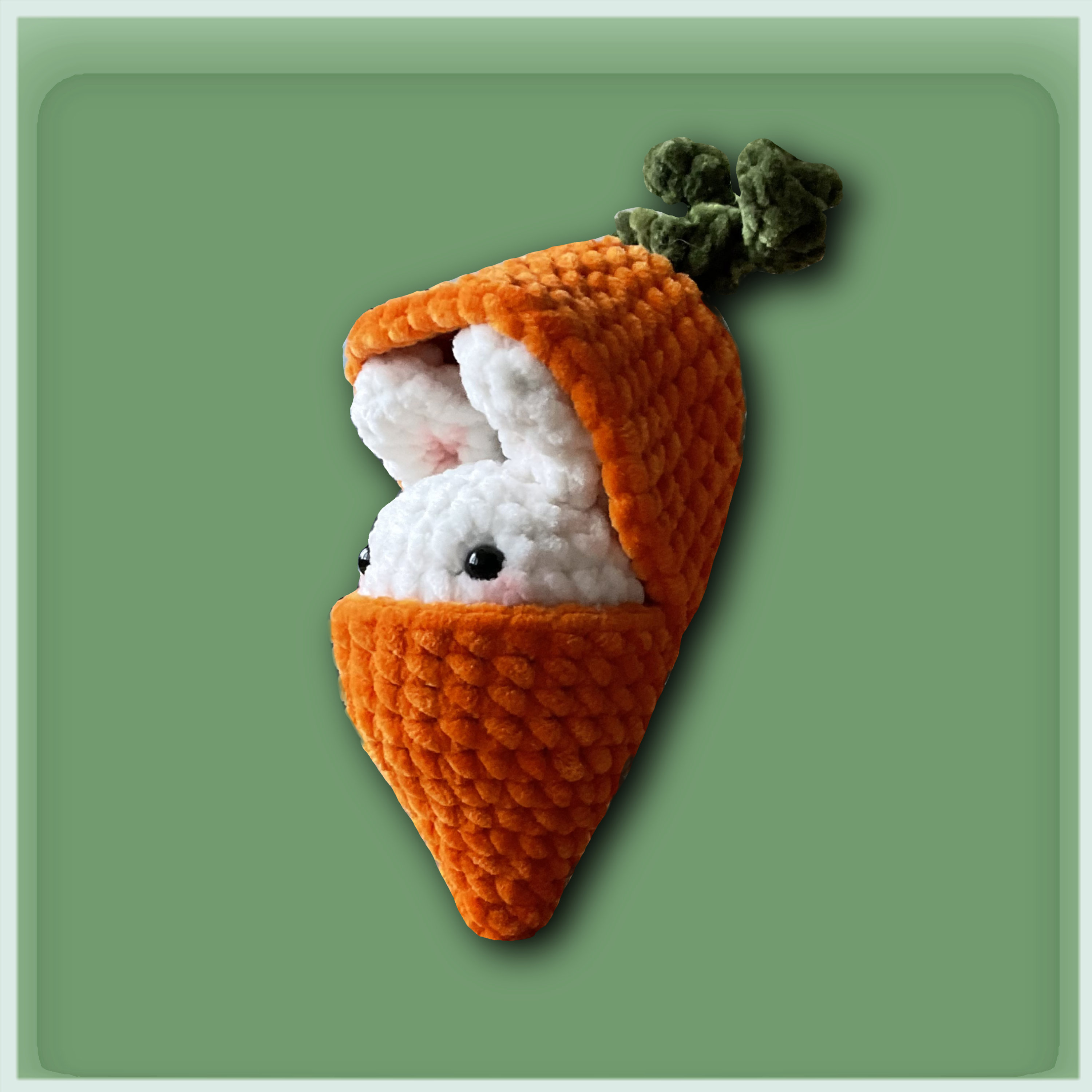 Carrot Bunny Amigurumi Crochet Plushie Pattern - Etsy