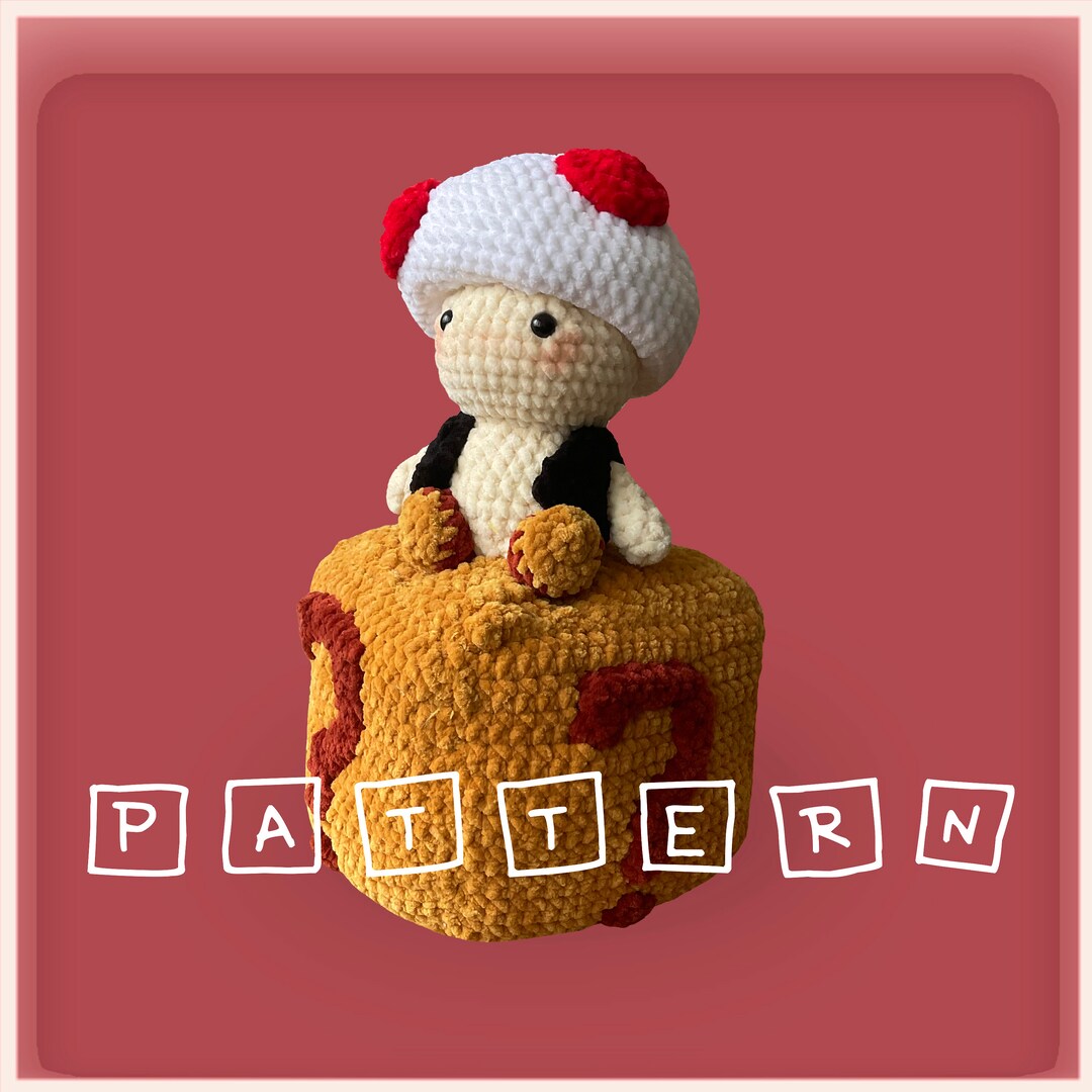 Loyal Friend Toad From Mario Bros Amigurumi Crochet Pattern - Etsy