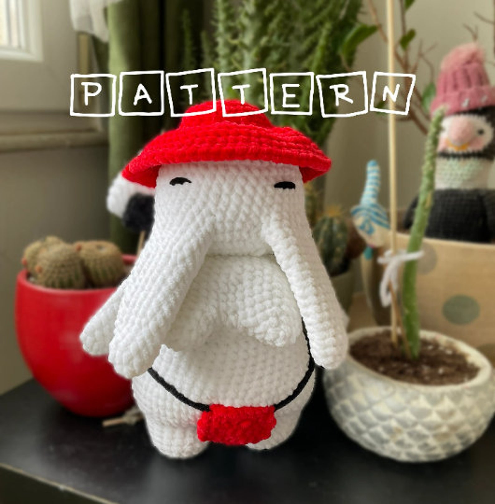 Radish Spirit From Spirited Away Amigurumi Crochet Plushie Pattern - Etsy