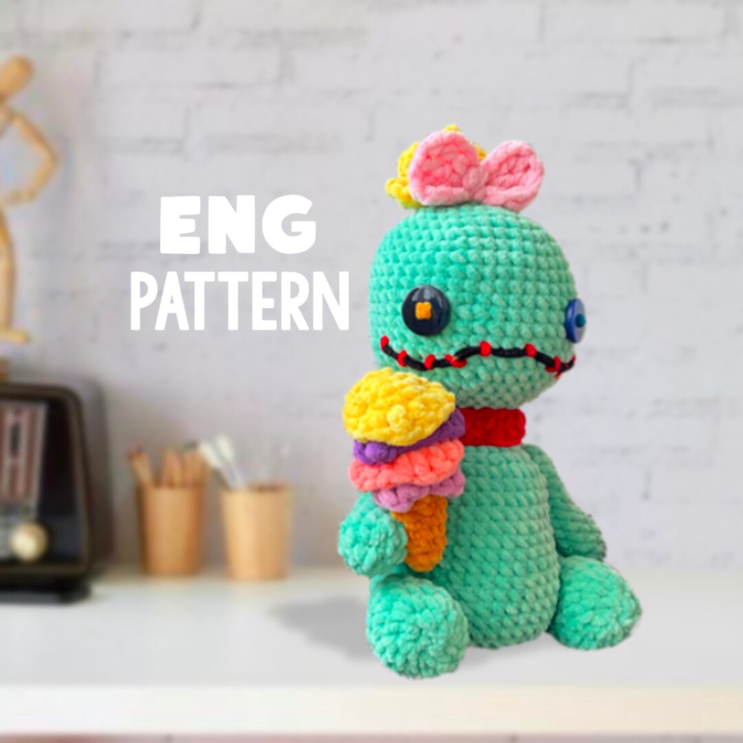 Scrump From Lilo and Stitch Amigurumi Crochet Plushie Pattern - Etsy