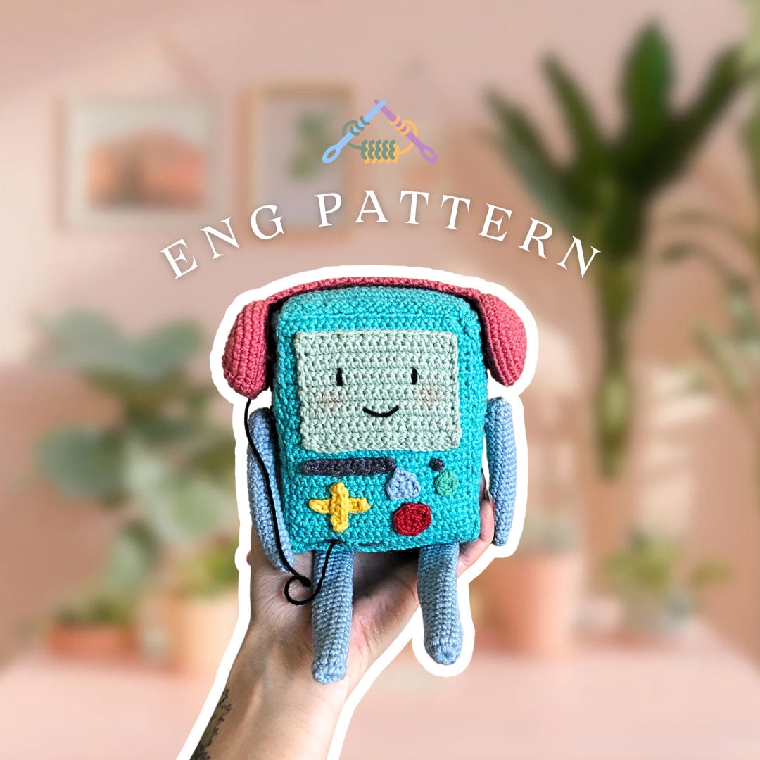 Adventure Time BMO Crochet Amigurumi Pattern - Etsy