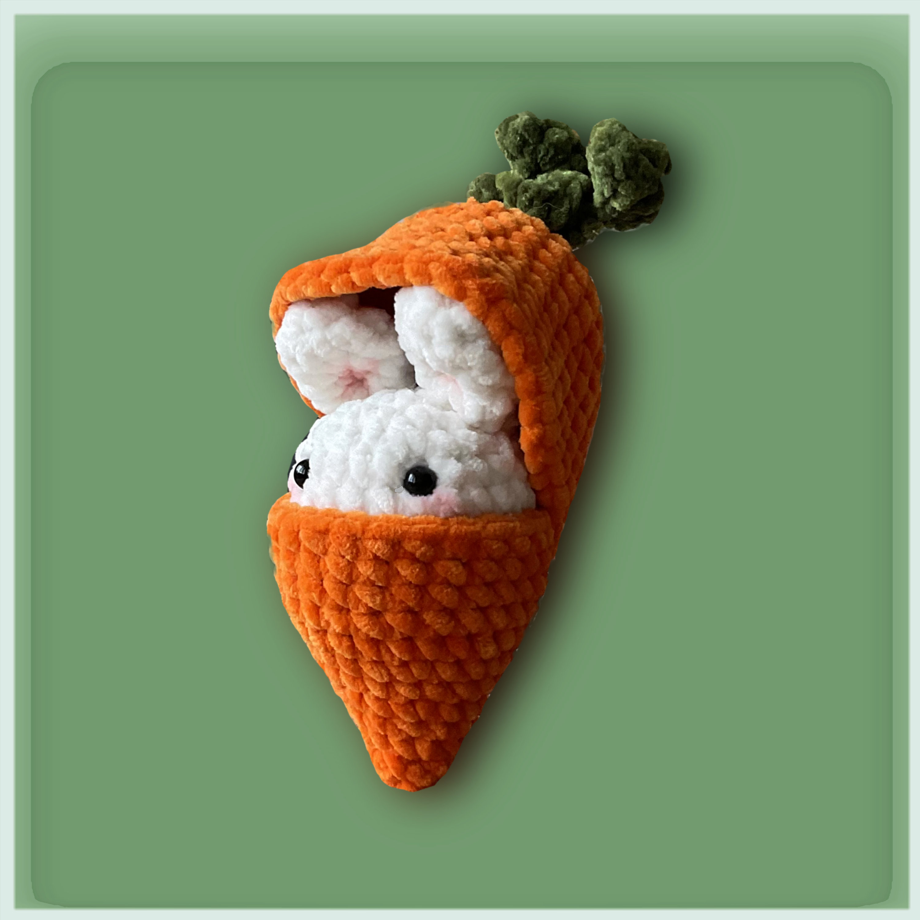 Carrot Bunny Amigurumi Crochet Plushie Pattern - Etsy