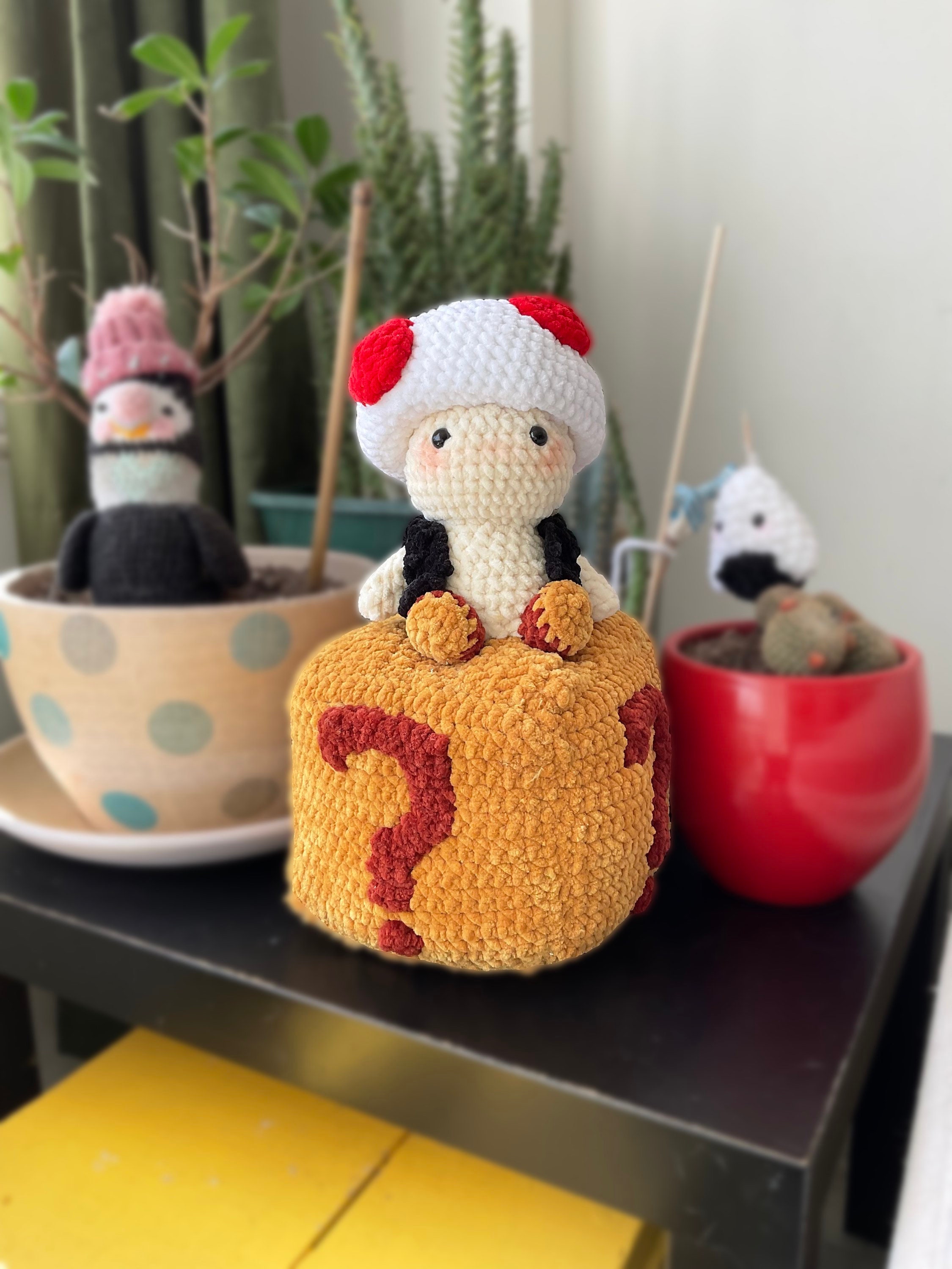 Loyal Friend Toad From Mario Bros Amigurumi Crochet Plushie Pattern - Etsy