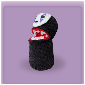 No Face Spirited Away Amigurumi Crochet Plushie Pattern - Etsy