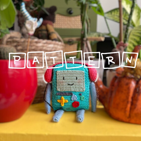 Adventure Time BMO Crochet Amigurumi Pattern - Etsy